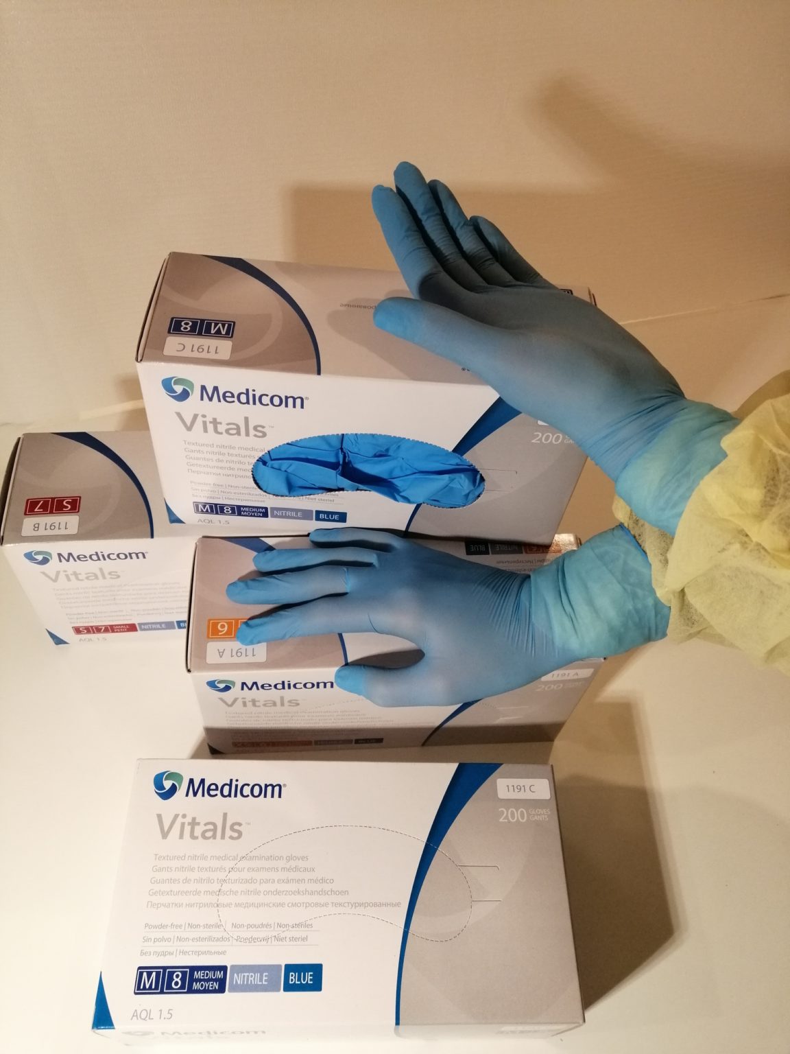 Cimdi, nitrila, 200 gab. – Biomark.lv